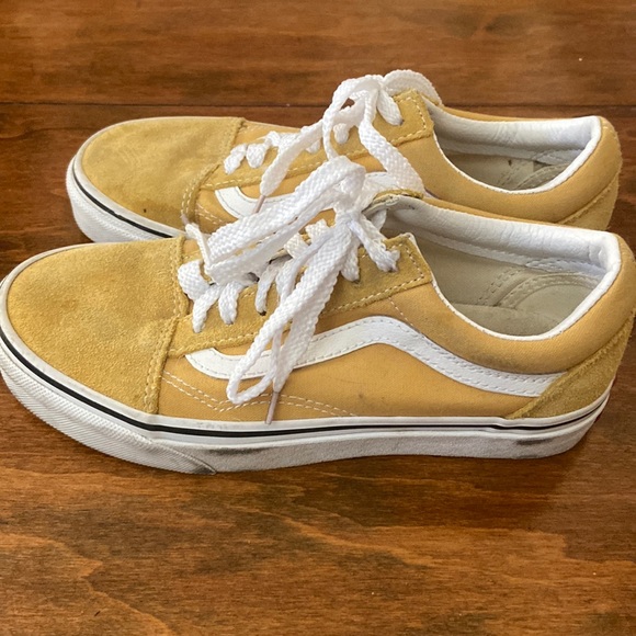 Vans | Shoes | Womens 55 Vans Yellowyellow Mustard In Color | Poshmark